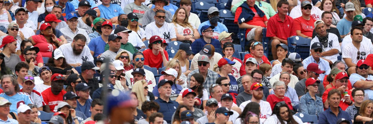 How big of a stadium crowd are consumers comfortable with?